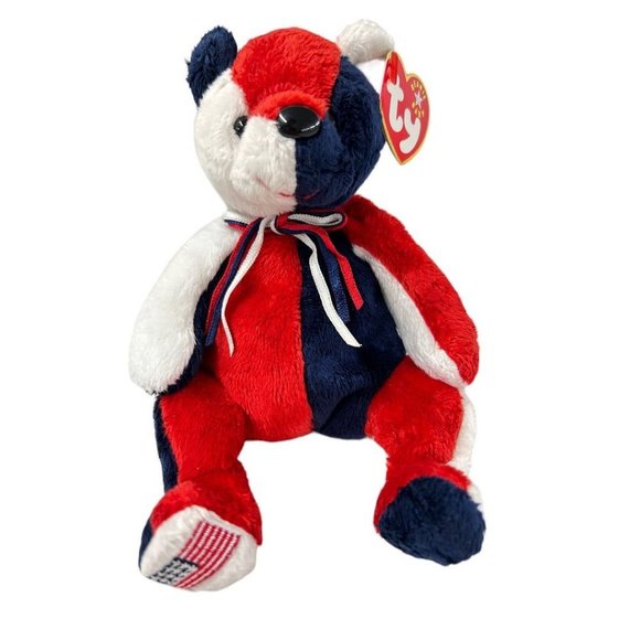Ty | Toys | Ty Beanie Baby Original 200 Patriot Bear Stuffed Animal ...